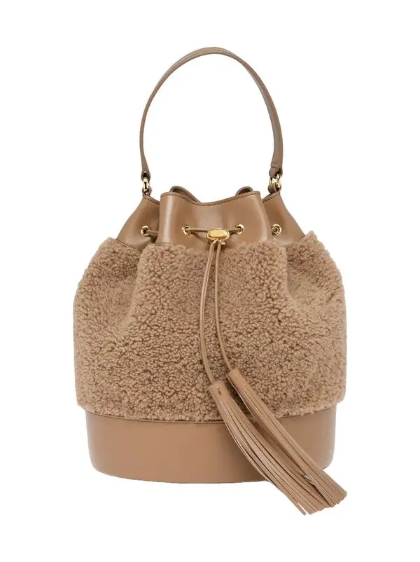 GIANVITO ROSSI Sienna 22 Bucket Bag - Brown Leather