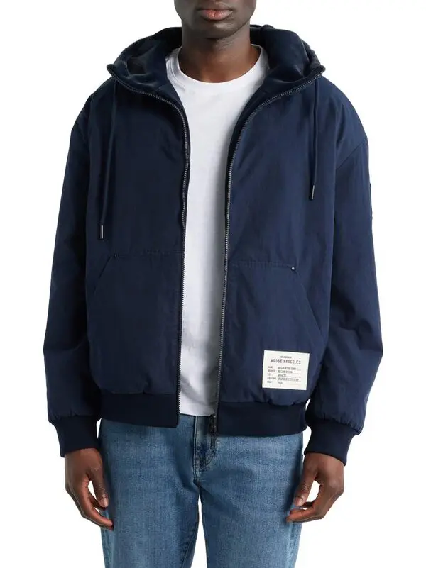 Moose Knuckles Roland Reversible Organic Cotton Jacket - Navy - 833