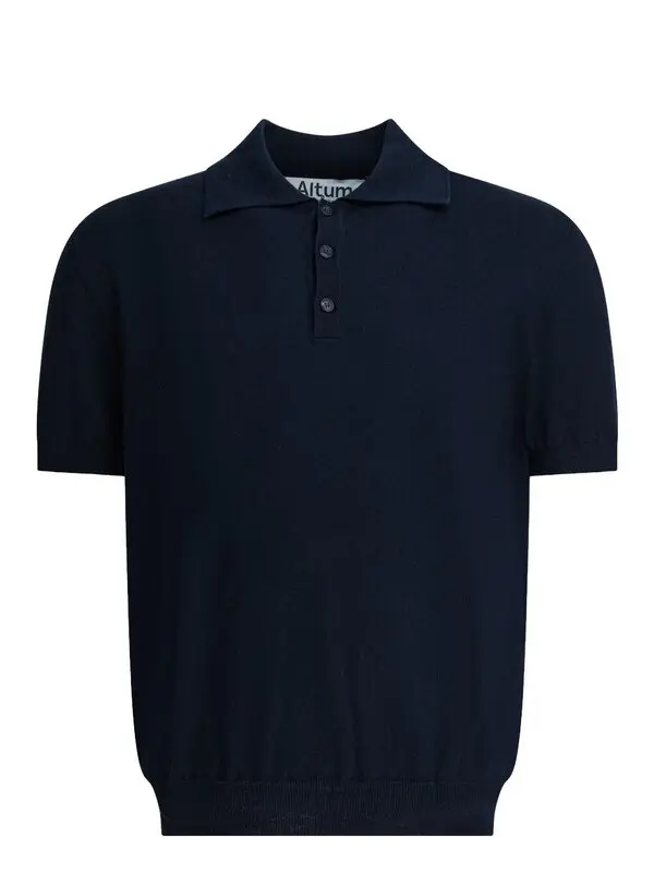 ALTUM Cotton Polo Shirt - Blue