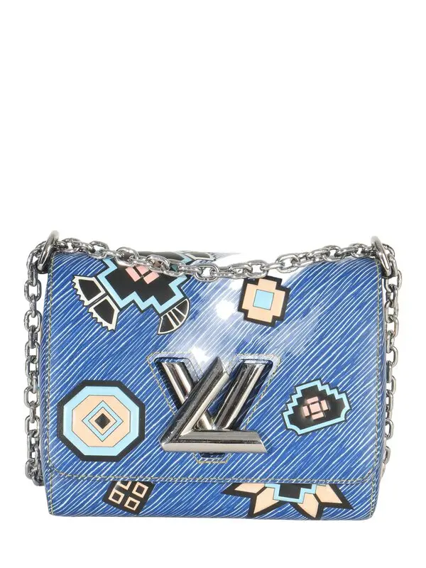 LOUIS VUITTON Denim Aztec Epi Twist Pm - Blue