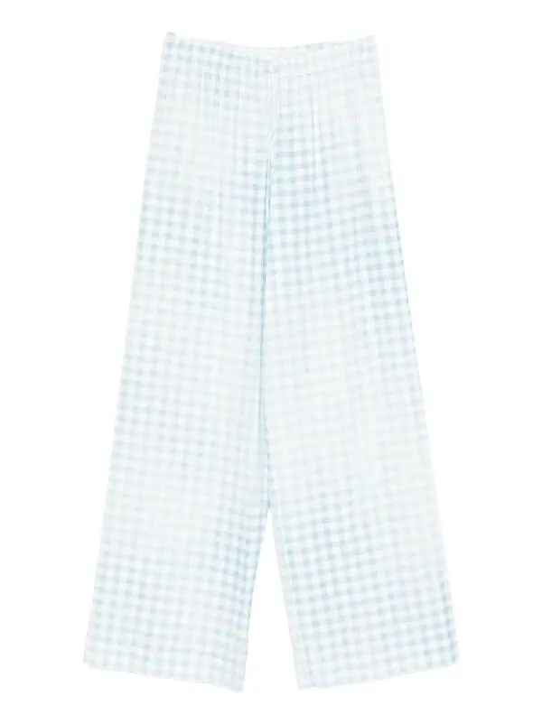 Ermanno Scervino Wide-leg Trousers - Sky Blue