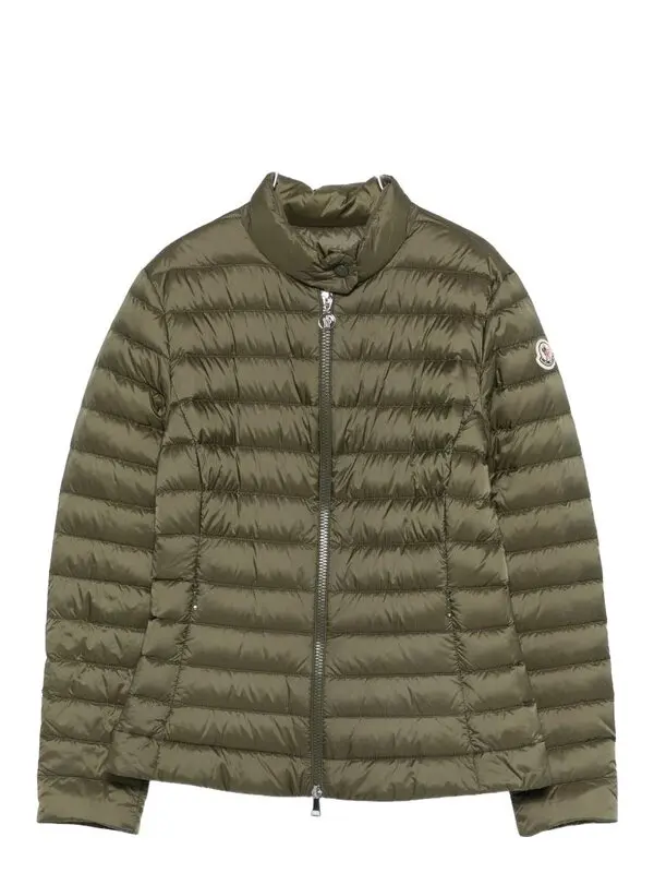 Moncler Genet Long Down Jacket - Green
