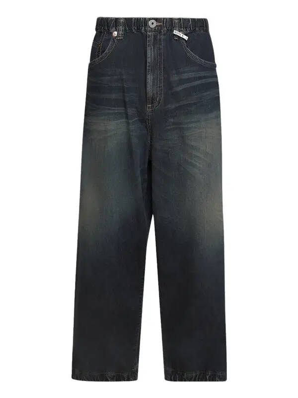 Mihara Yasuhiro Light Wide Jeans - Blue