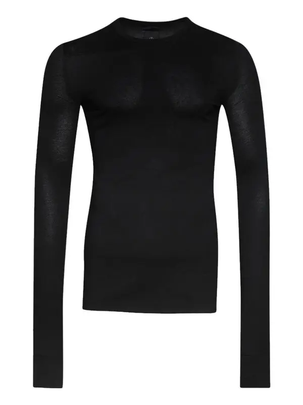 Rick Owens X Moncler Girder Long Sleeve Tee - Black