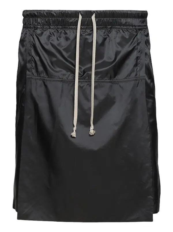 Rick Owens X Moncler Kilt Shorts - Black