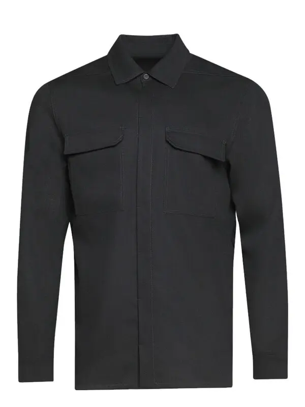 Rick Owens Work Shirt - Black