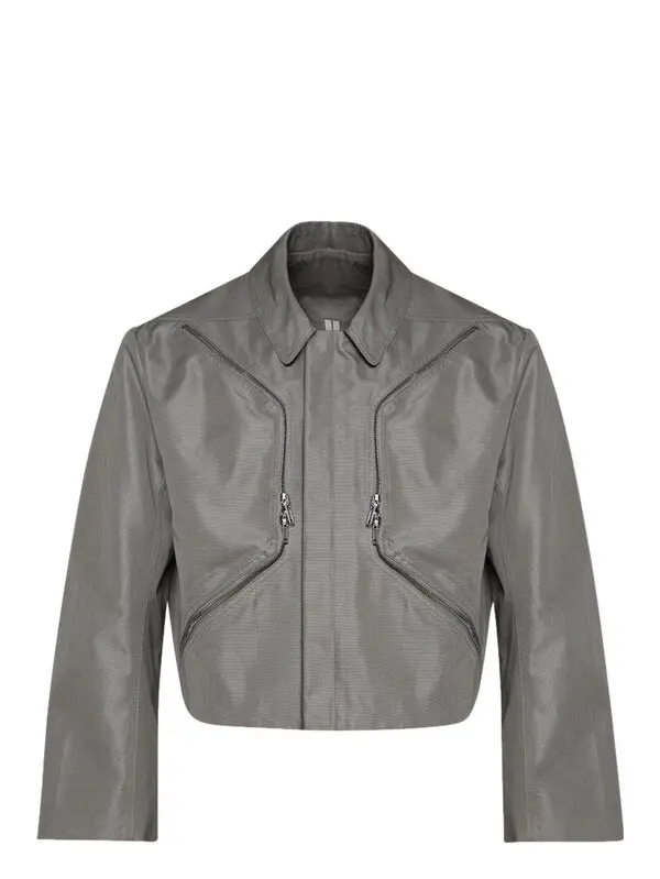 Rick Owens Blixa Mac Jacket - Gray