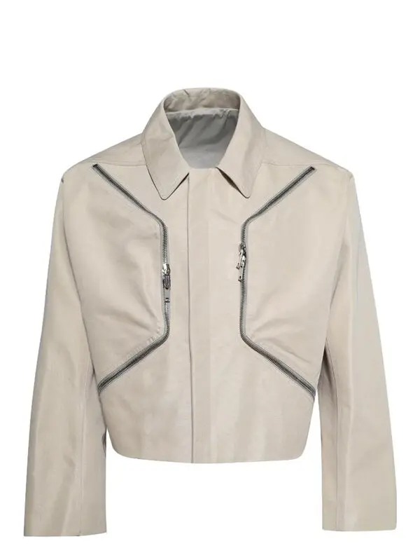Rick Owens Blixa Mac Jacket - Sand