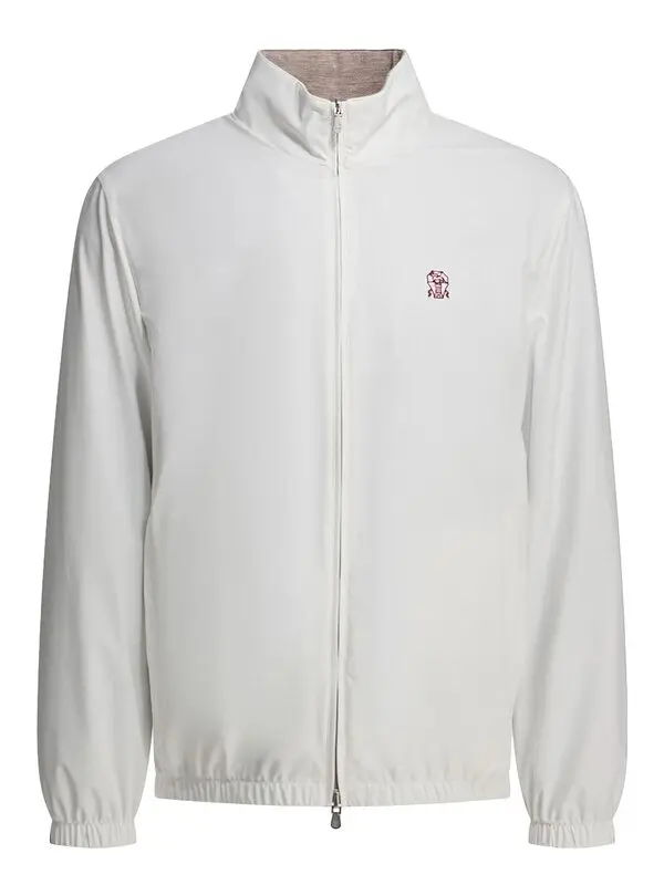 Brunello Cucinelli Reversible Windbreaker Jacket - White