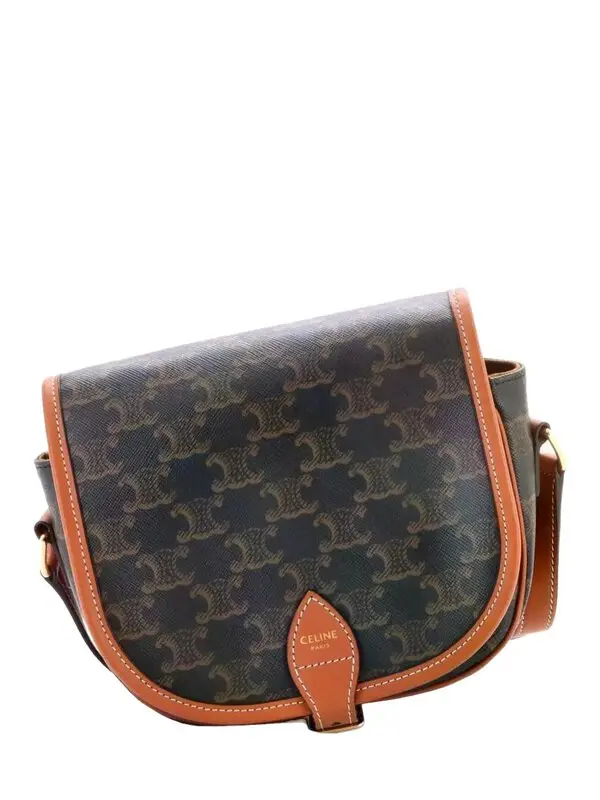 Celine Tabou Smooth Calfskin Medium Crossbody Bag - Neutrals