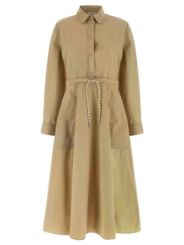 Moncler Snap-button Midi Dress - Neutrals