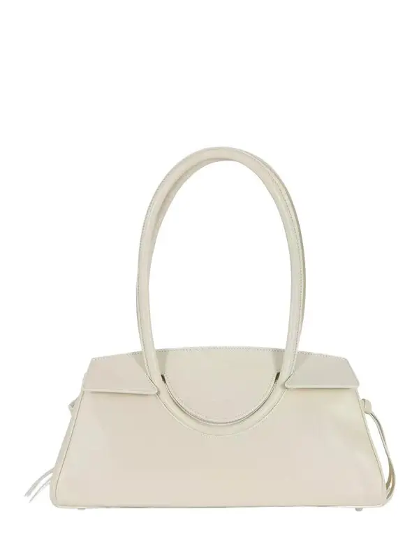 Staud Maude Leather Shoulder Bag - Neutrals