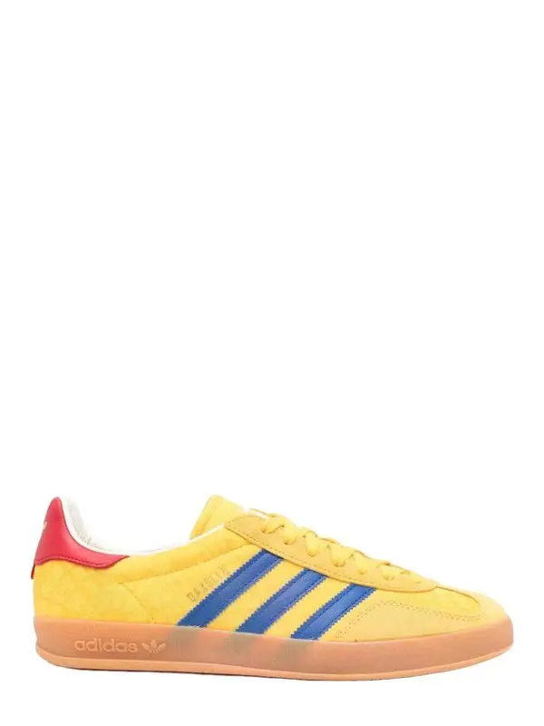 Adidas Gazelle Indoor Striped Sneakers - Yellow