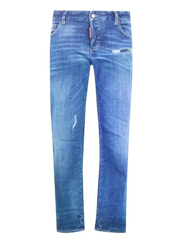 Dsquared2 Distressed Denim Jeans - Blue