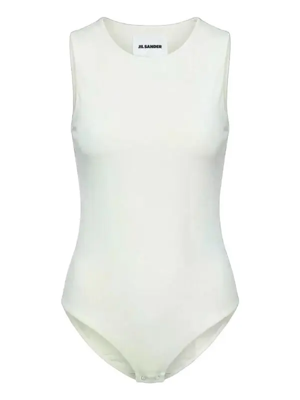 JIL SANDER Sleeveless Bodysuit - Neutrals