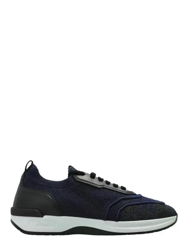 Brioni Panelled Sneakers - Blue
