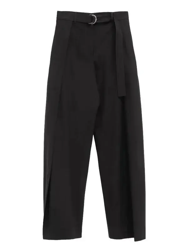 Loewe Belted Wool Trousers - Black