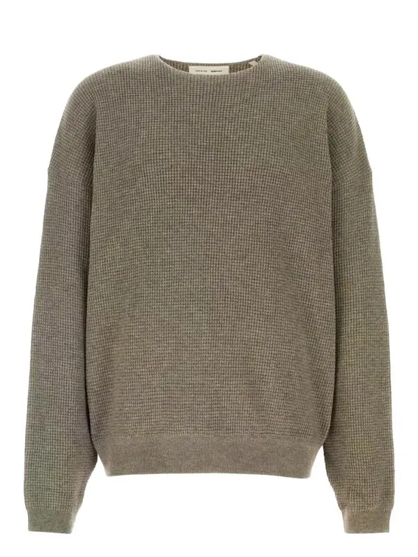 Fear Of God Waffle-knit Sweater - Neutrals