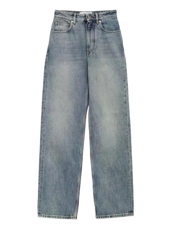 Loewe Embroidery Denim Jeans - Blue