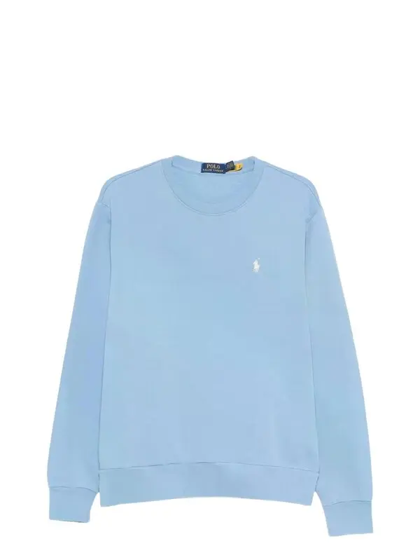 Polo Ralph Lauren Logo-detail Crew-neck Sweatshirt - Blue