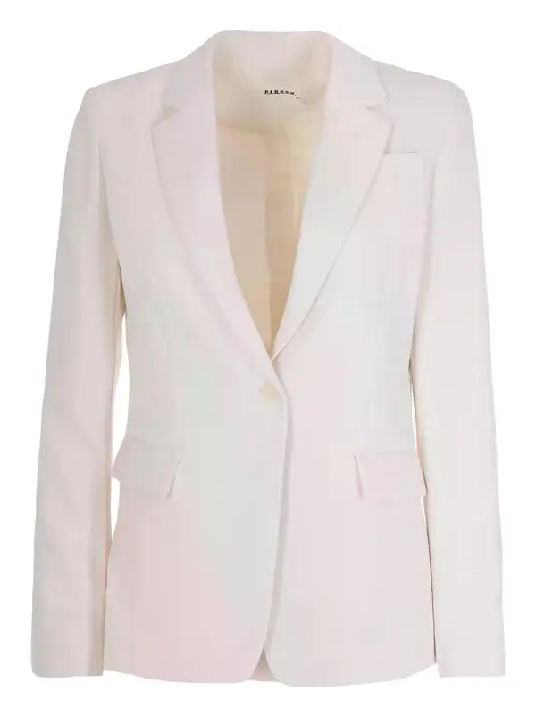 P.a.r.o.s.h Button Fastening Single-breasted Blazer - Neutrals