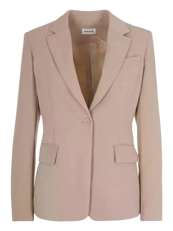 P.a.r.o.s.h Single-breasted Blazer - Neutrals