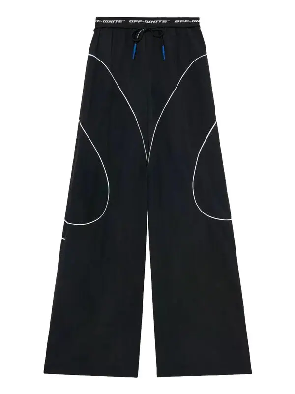 Off-White Logo Band Track Pants - Black