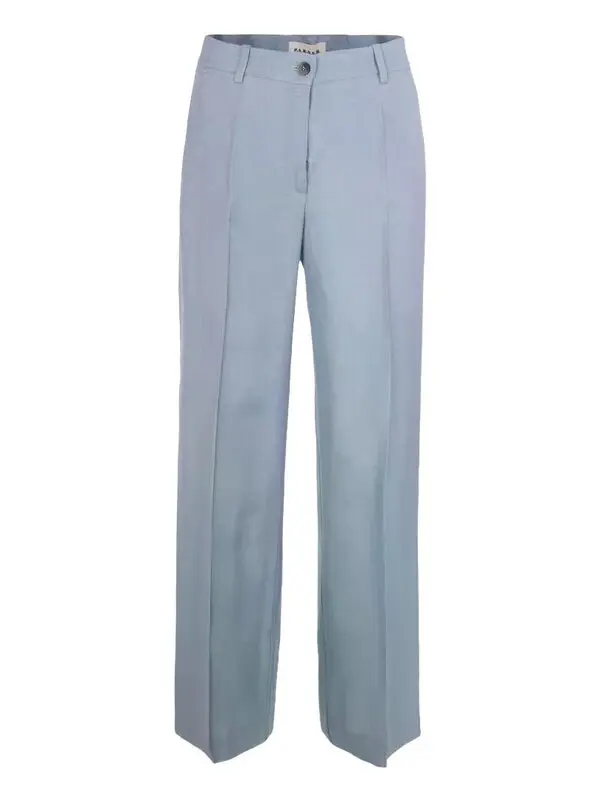 P.a.r.o.s.h Concealed Fly Palazzo Trousers - Blue
