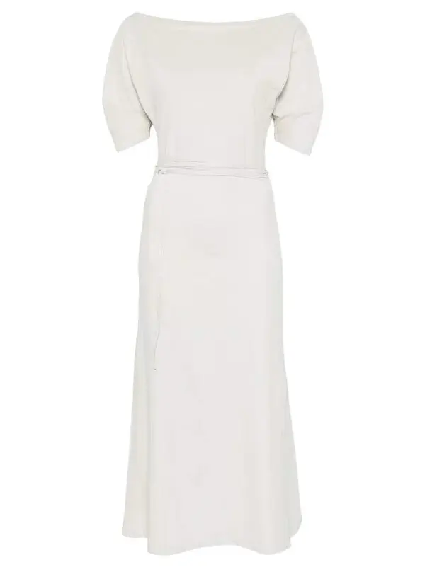 LEMAIRE Short-sleeve Midi Dress - Neutrals