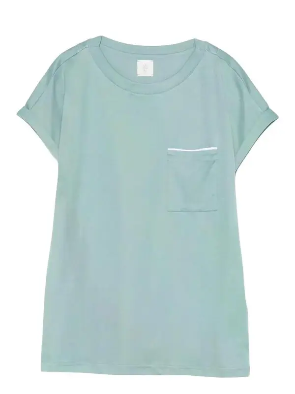 Eleventy T-shirt With Chest Pocket - Green