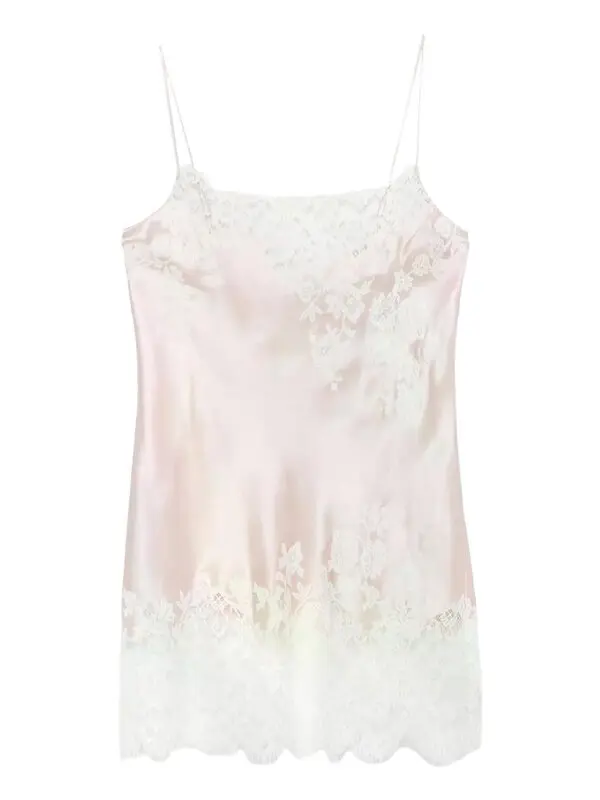 Carine Gilson Lace-detail Nightdress - Pink