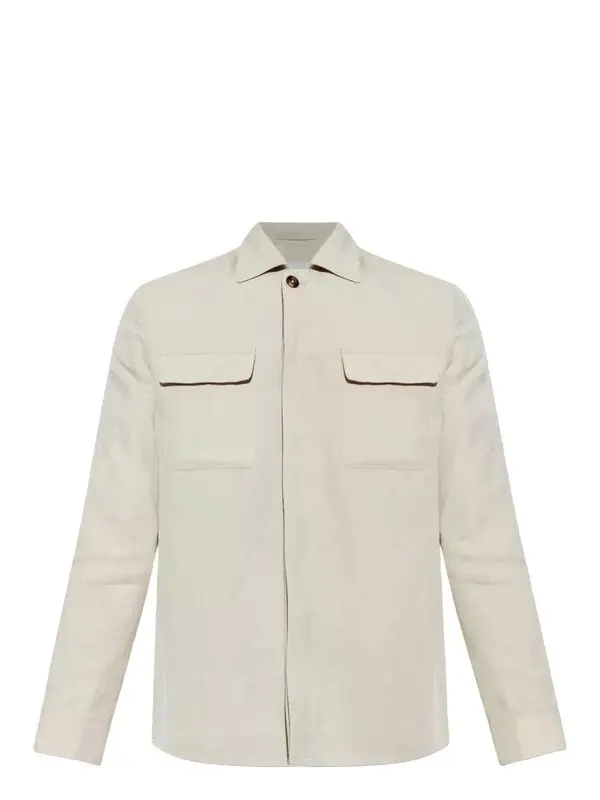 Eleventy Chest-pockets Jacket - Neutrals