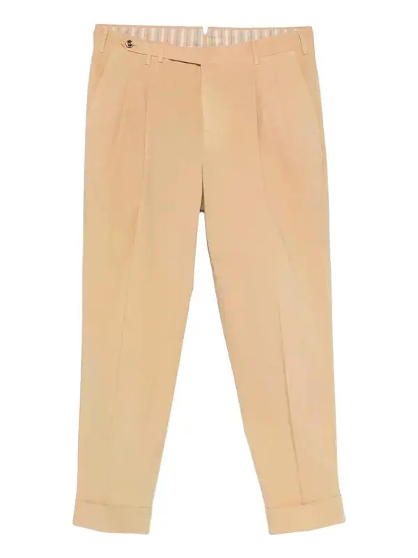 PT TORINO Pleated Trousers - Neutrals