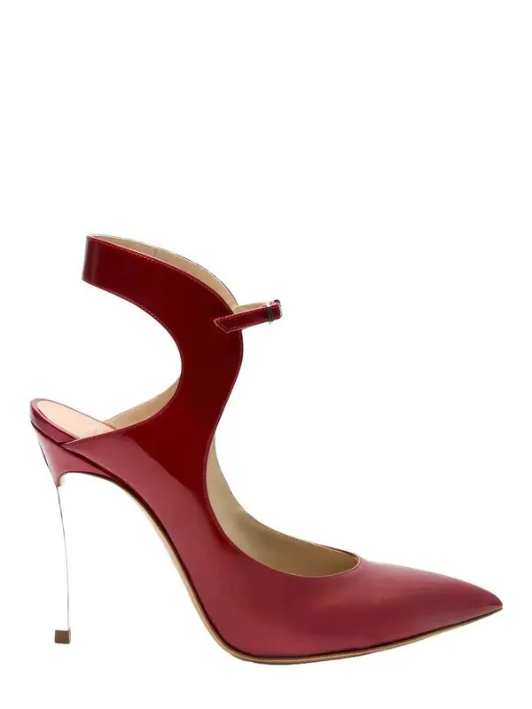 Casadei Ankle Strap Stiletto Heel Pumps - Red