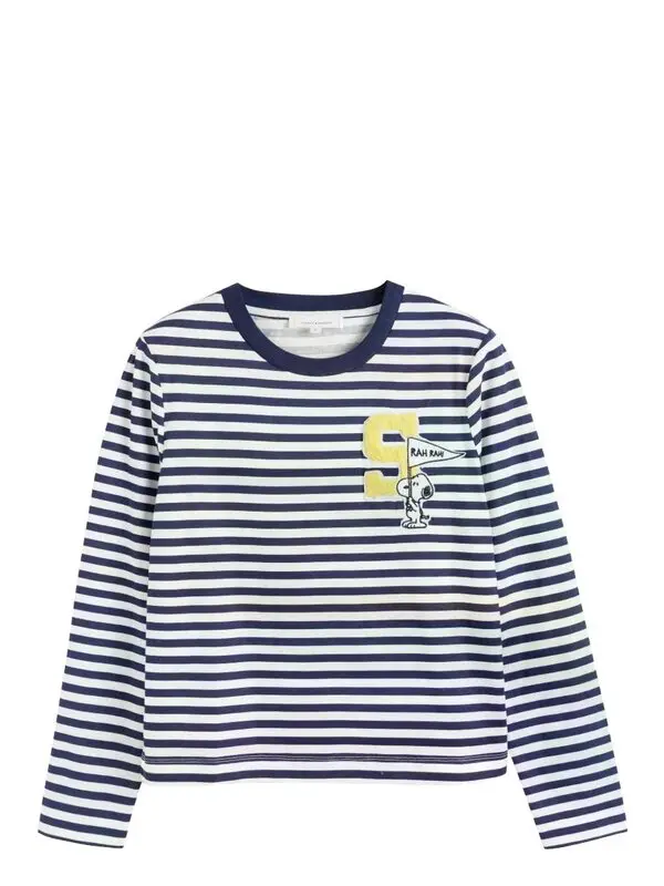 Chinti & Parker Striped Long-sleeve T-shirt - Blue