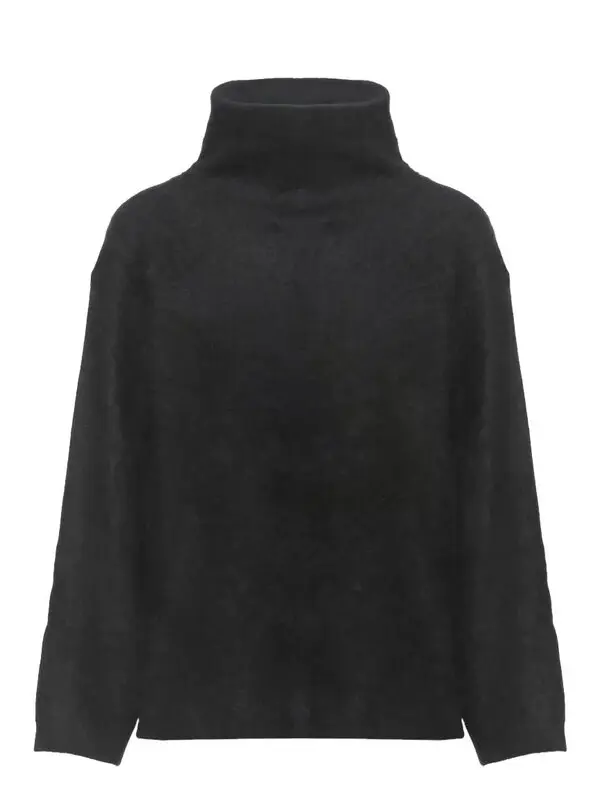 KANGRA Roll-neck Sweater - Black