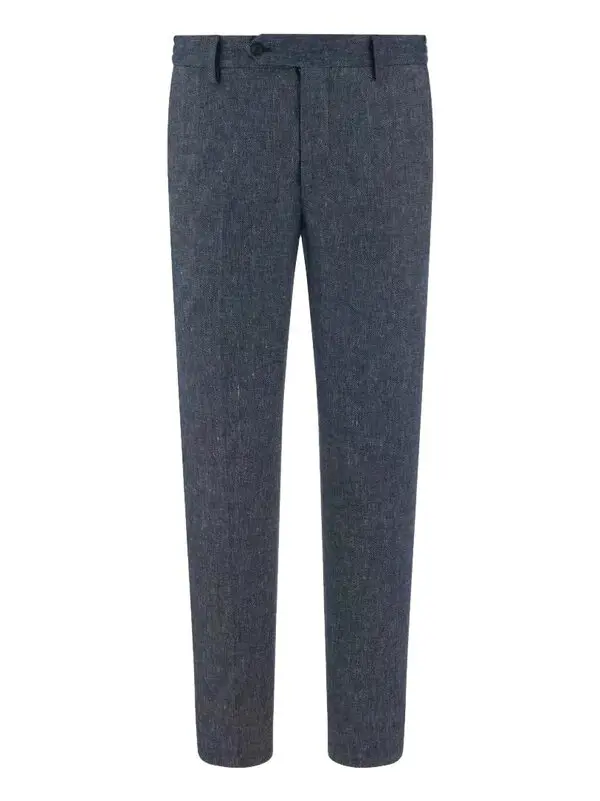 Boggi Milano Elasticated-side Trousers - Blue
