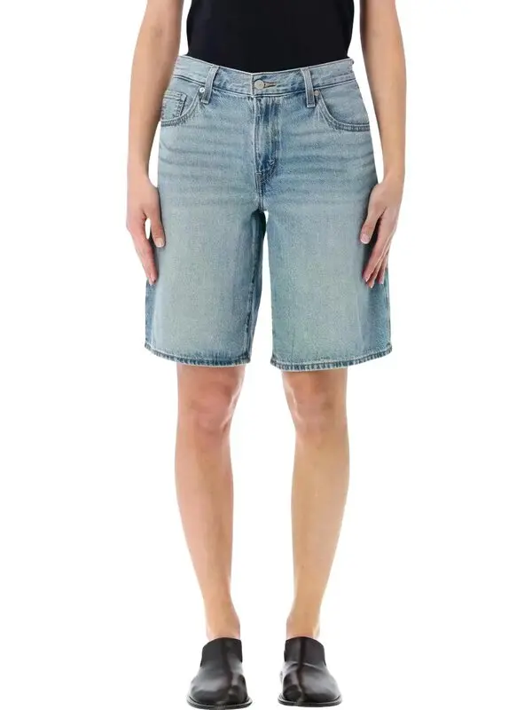 LEVI'S Baggy Dad Denim Shorts - Blue