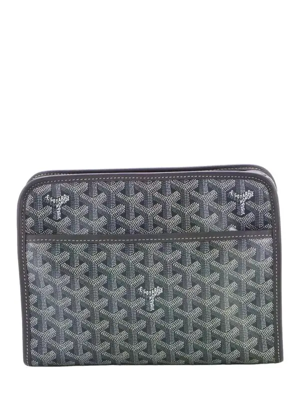 Goyard Jouvence Toiletry Pouch Coated Canvas Mm - Grey