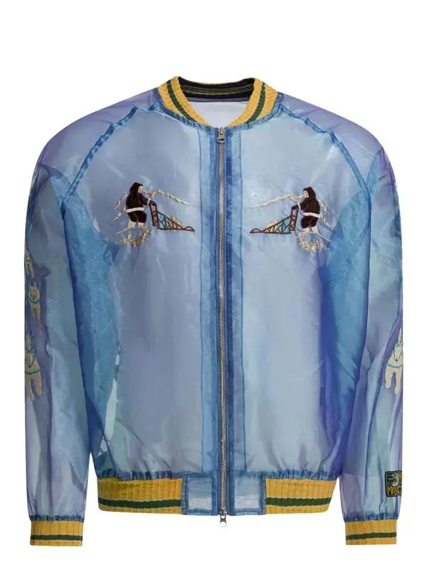Kapital Embroidered Bomber Jacket - Blue
