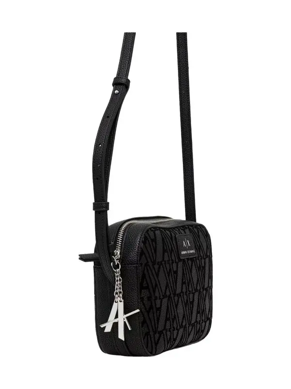 Armani Exchange Logo-detailed Cross Body Bag - Black