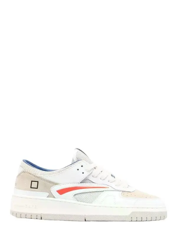 D.a.t.e. Torneo Pop Square-logo Sneakers - White
