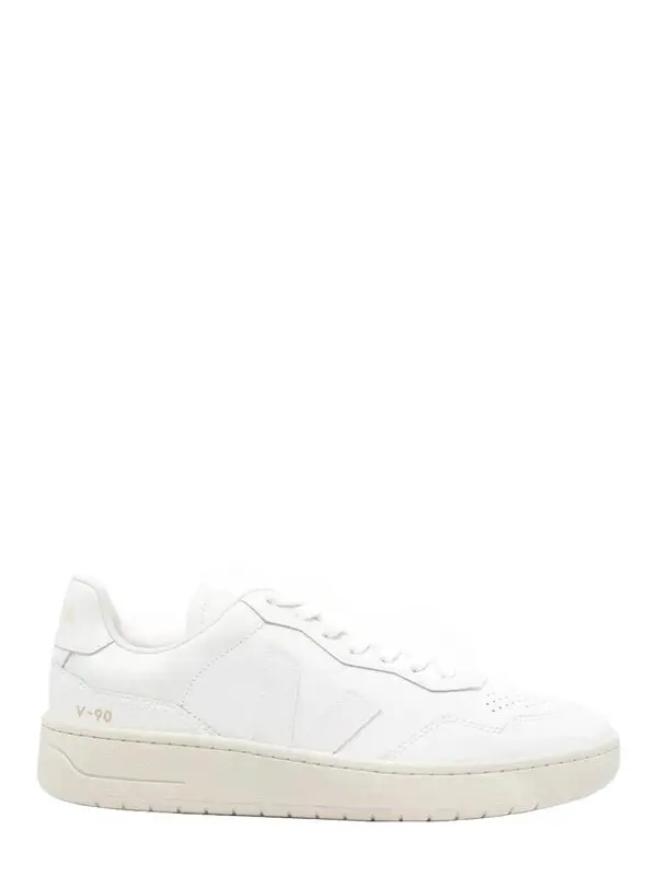 VEJA V-90 Perforated Sneakers - White
