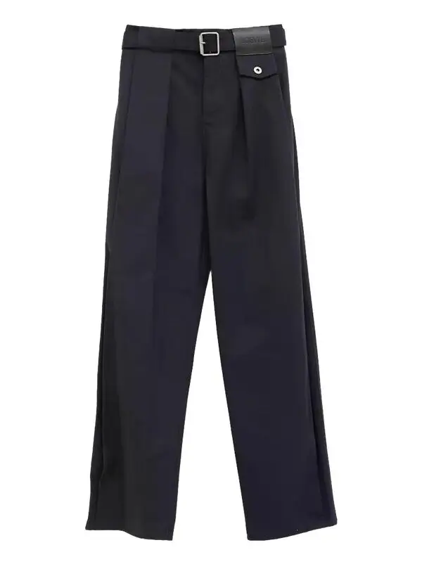 Loewe Belted Trousers - Blue