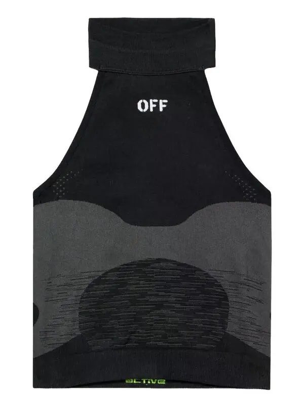 Off-White Racing Seamless Tank Top - Black