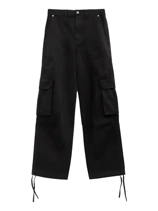 Loewe Cargo-pockets Trousers - Black