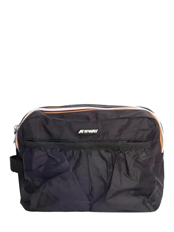 K-WAY Albas Zip-top Wash Bag - Black