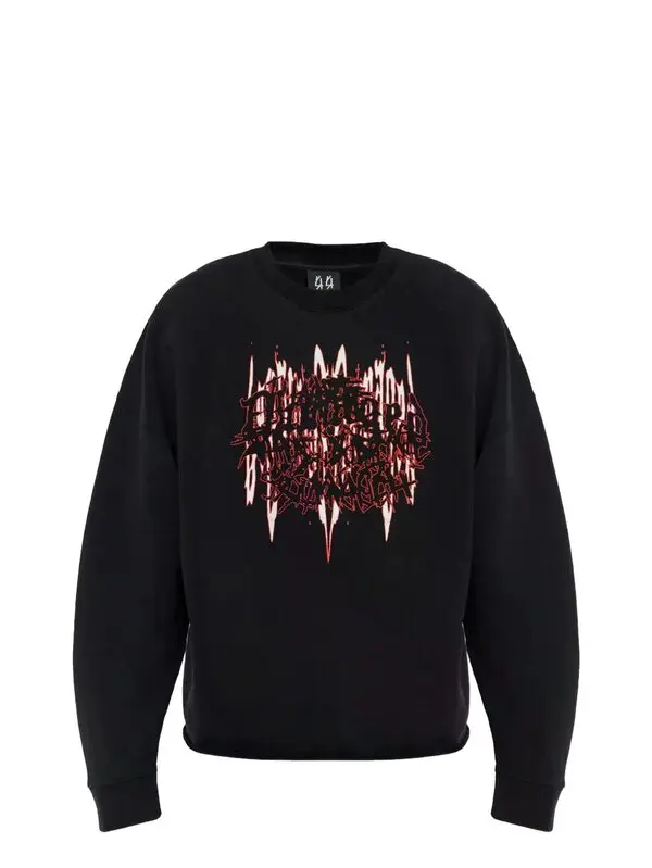 44 LABEL GROUP Crew-neck Sweatshirt - Black