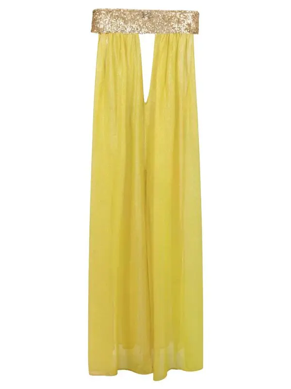 SANA OSMANI Hera Sequin Maxi Dress - Yellow