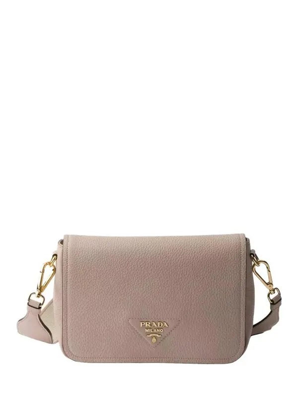 Prada Leather Shoulder Bag - Neutrals